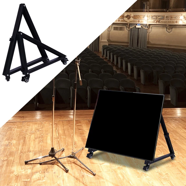 LOW HEIGHT TRIANGULAR Mobile TV Stand,Monitor Floor Stand Cart fit 19 ...