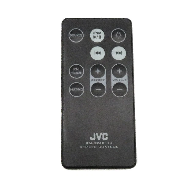 GENUINE JVC PORTABLE Audio System Remote RM-SRAP 11J £17.92 - PicClick UK