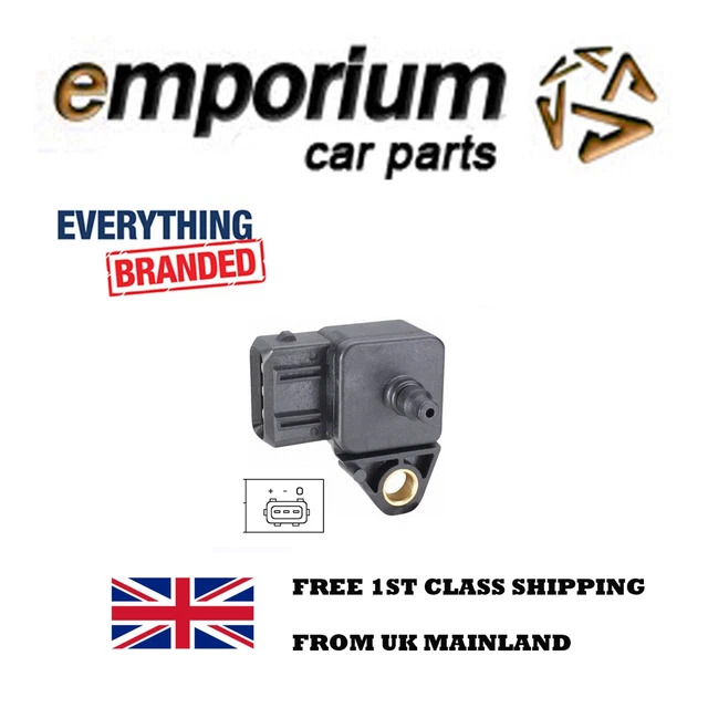 MAP PRESSURE SENSOR BMW 1 3 5 7 Series E87 E46 E90 E91 E60 E61 X3 X5 ...