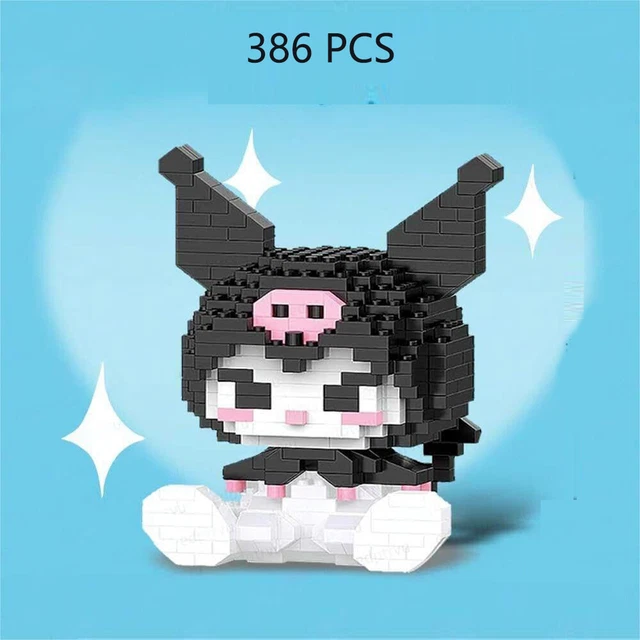 3D KUROMI MINI Cute Building Blocks Toys Kawaii Anime Figure Puzzles ...
