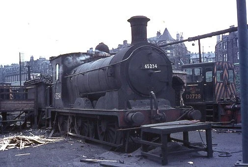 ORIGINAL COLOUR SLIDE of 65234 ER J36 class steam loco £4.99 - PicClick UK