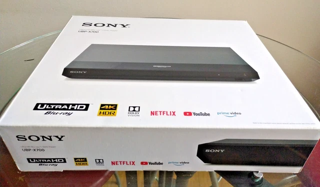 SONY UBP-X700 BLU-RAY Player Ultra HD 4K HDR Black + cord remote manual ...