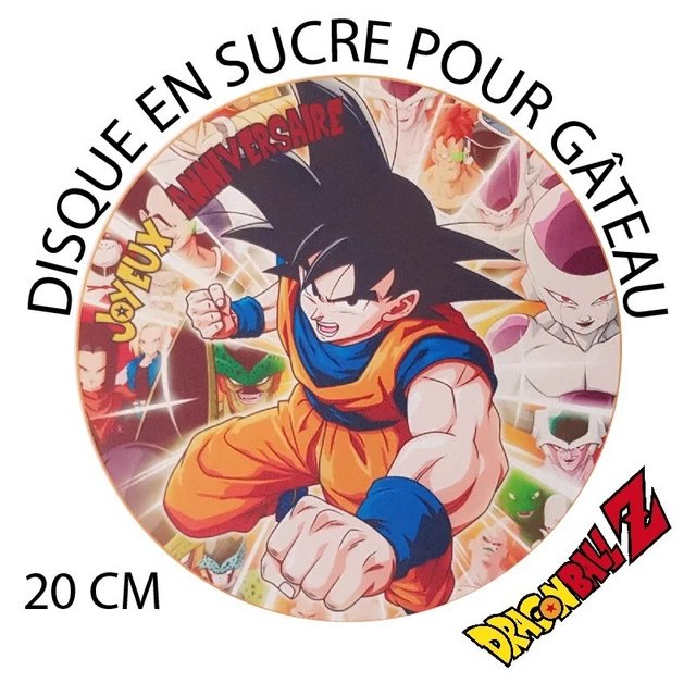 LA BATAILLE EPIQUE DE GOKU, disque en sucre de 20 cm EUR 12,00 ...