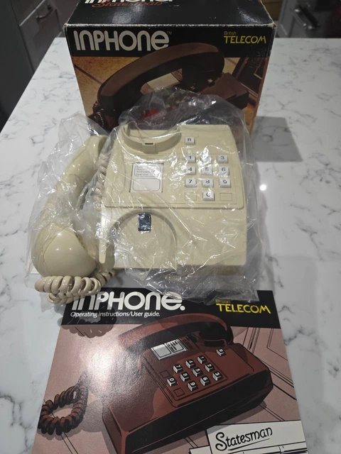 BRITISH TELECOM STATESMAN Telephone In Original Packaging. Ideal Set ...