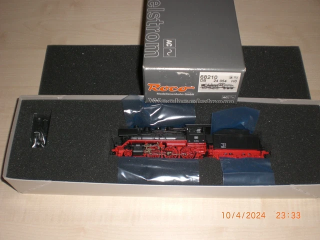 ROCO 68210 DAMPFLOKOMOTIVE BR 24 der DB, Wechselstrom, Digital NEU/OVP ...