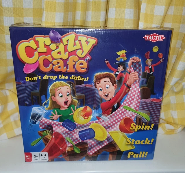 CRAZY CAFE BOARD Game - Kids Family Fun Stack - Ideal for Christmas Fun ...