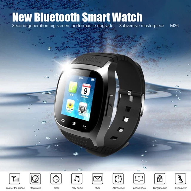 SMARTWATCH M26 CHIAMATA informazioni WeChat promemoria QQ Smart S USA ...