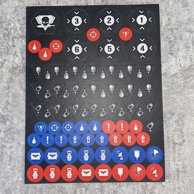 KILL TEAM OBJECTIVE Markers and assorted markers New still on Card. £5. ...