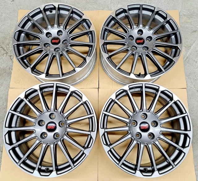 JDM SUBARU LEVORG STI Sports Genuine Wheels 4wheels Set 7.5J 114.3 Rar ...