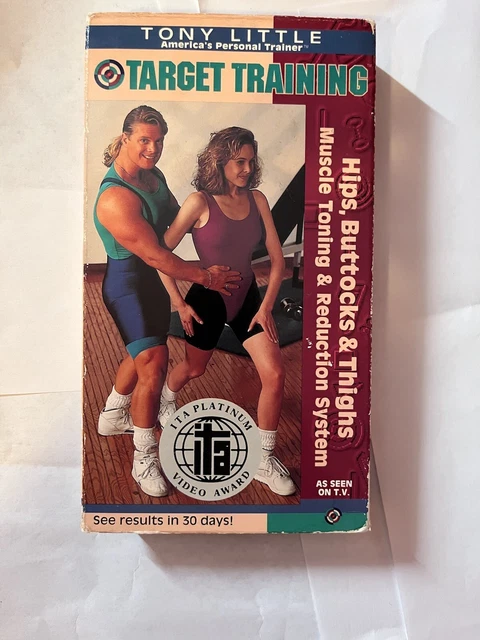 TONY LITTLE TARGET Training VHS Tape Hips Buttocks Thighs Reduction ...