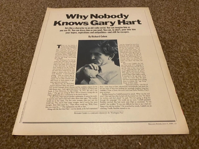 IMAGE SCAN: PTRBK23 Complete Why Nobody Knows Gary Hart £5.99 - PicClick UK