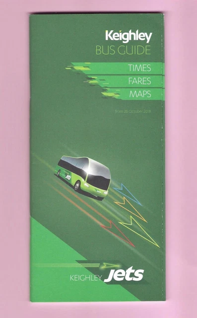 TRANSDEV TIMETABLE ~ Keighley Bus Company - Jets - Times Fares Maps ...