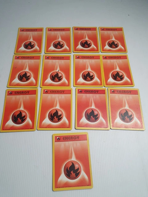 FIRE ENERGY BASE Set 98/102 Pokemon Card - LP ×13 Cards $13.50 ...