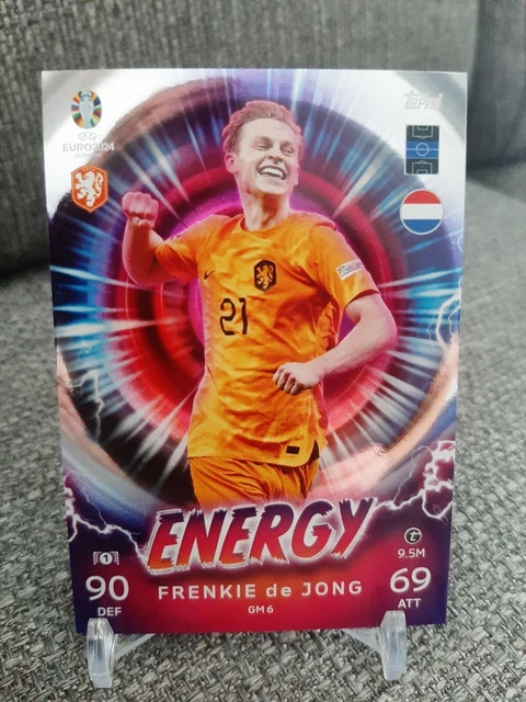 TOPPS MATCH ATTAX EURO 2024 Energy Frenkie de Jong GM6 EUR 8,00 ...