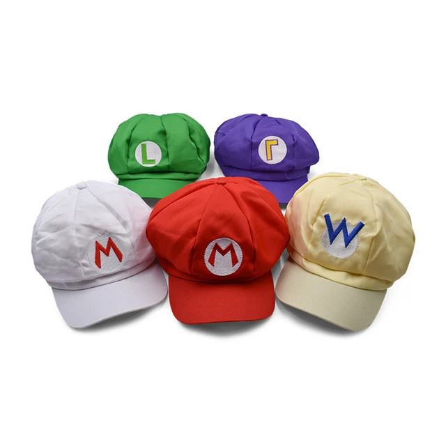 SUPER MARIO BROS Hat Cap Fancy Dress Cosplay Costume Christmas Party ...