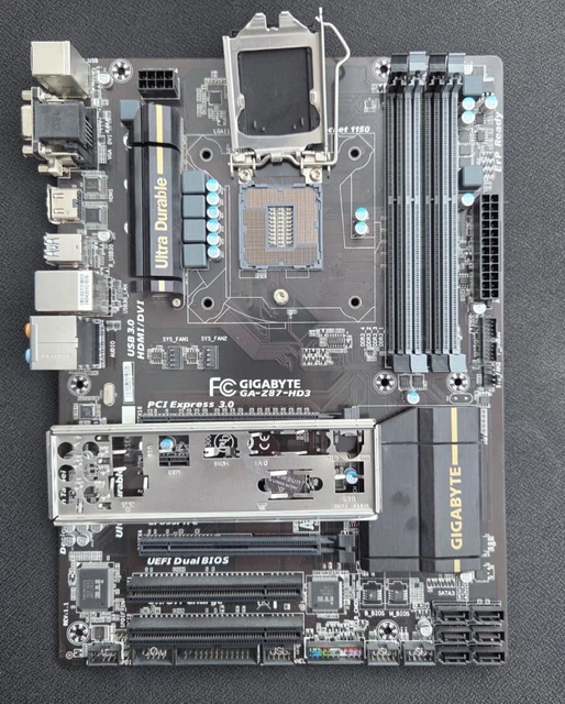 GIGABYTE GA-Z87-HD3 MOTHERBOARD LGA 1150 ATX 4th Gen USB 3.0 HDMI Z87 ...