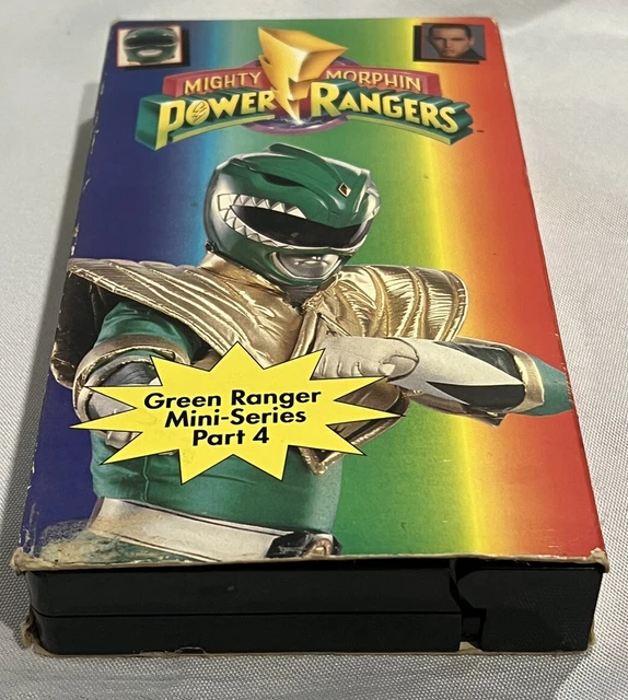 MIGHTY MORPHIN POWER Rangers (VHS 1994) TESTED ! Green Ranger Mini ...
