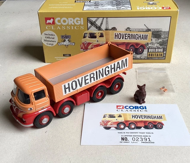 CORGI 14401, 1:50 Ltd Ed - FODEN S21 OPEN TIPPER TRUCK “HOVERINGHAM ...