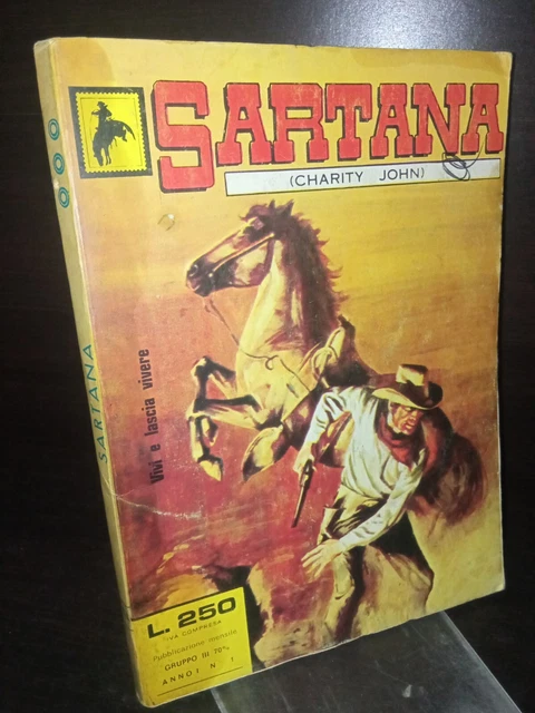 SARTANA (CHARITY JOHN) N° 1 Editoriale Spada 1973 Buono/Molto Buono EUR ...