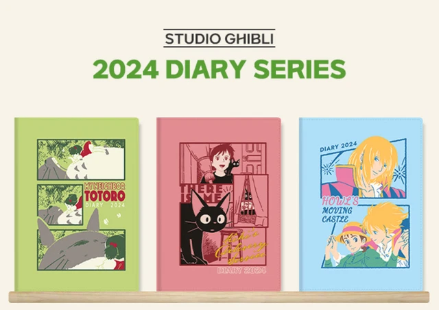 [STUDIO GHIBLI] STUDIO Ghibli 2024 Diary Series 3types Diary Schedule Memo/KOREA EUR 30,39 ...