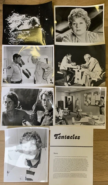 TENTACLES 1977 ACTION Movie x7 Stills Shelley Winters, Henry Fonda ...