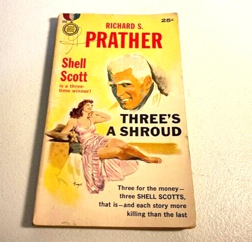 THREE'S A SHROUD BY Richard S. Prather 1959 Shell Scott Paperback ...