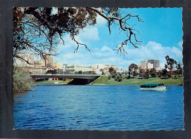 B4655 AUSTRALIA SA Adelaide Green Popeye Boat Torrens River postcard ...
