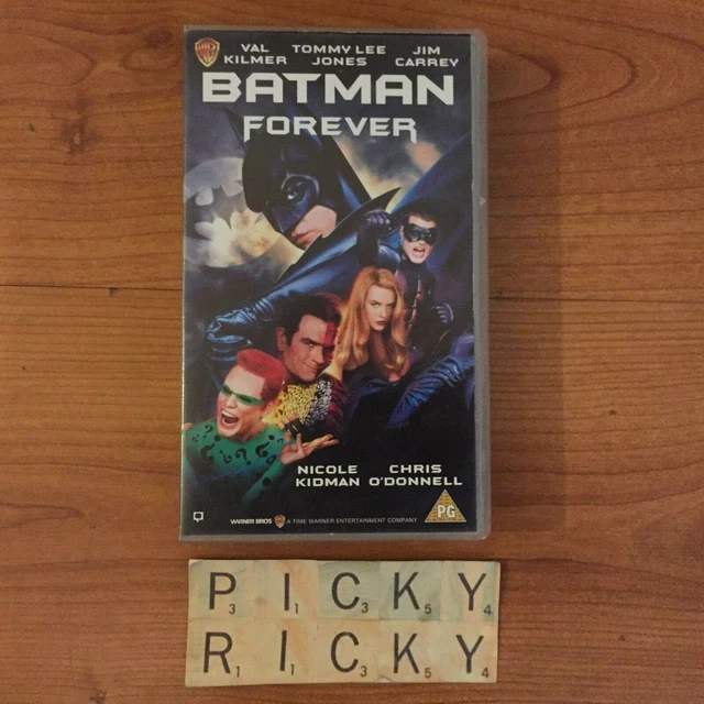 BATMAN FOREVER VHS Video Tape - Val Kilmer/Jim Carrey/Tim Burton ...