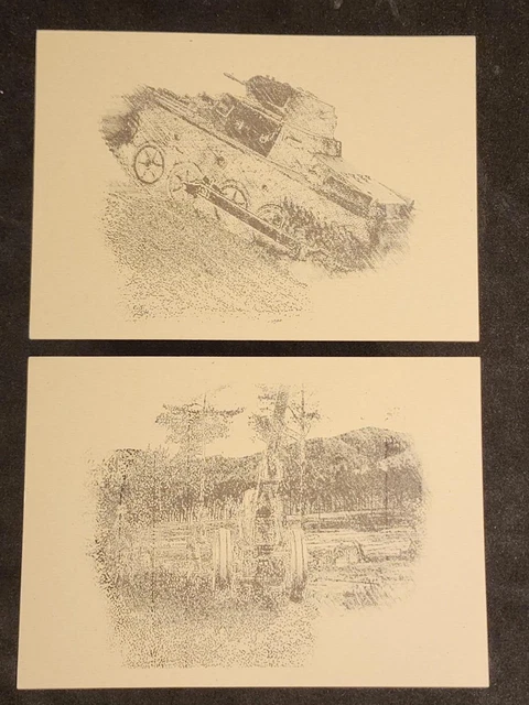 WW2 WWII GERMAN Army panzer tanks soldiers war mail feldpost military ...