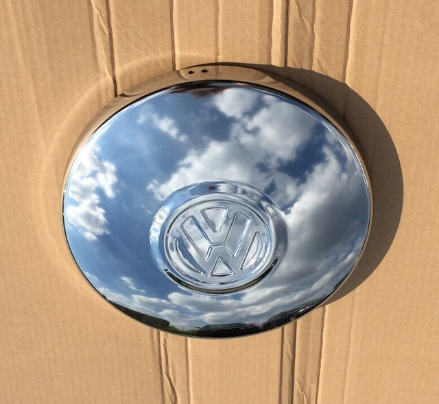 1 X ORIGINAL VW bus T1 T2 T3 beetle chrome metal wheel cap mooncap moon ...