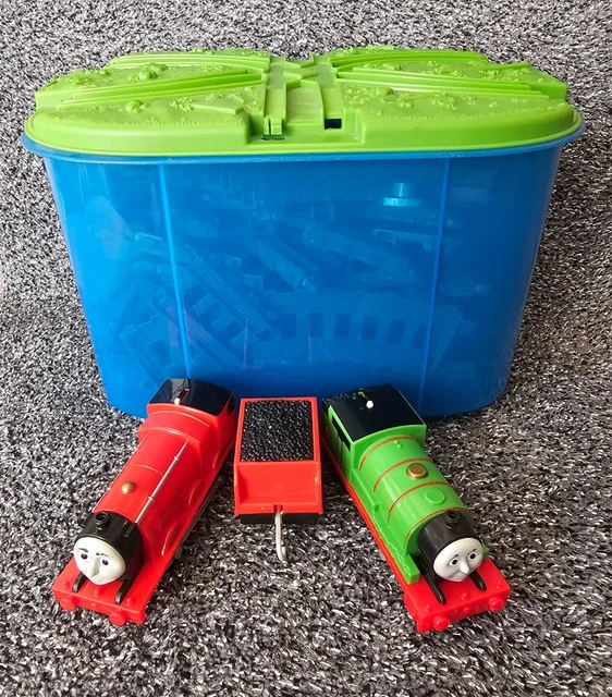 THOMAS & FRIENDS Trackmaster Railway Builder Bucket with James and ...