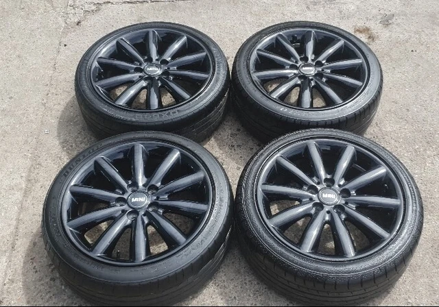 GENUINE MINI F55 F56 F57 17" Black Alloy Wheels Cosmos Spoke - 6855109 ...