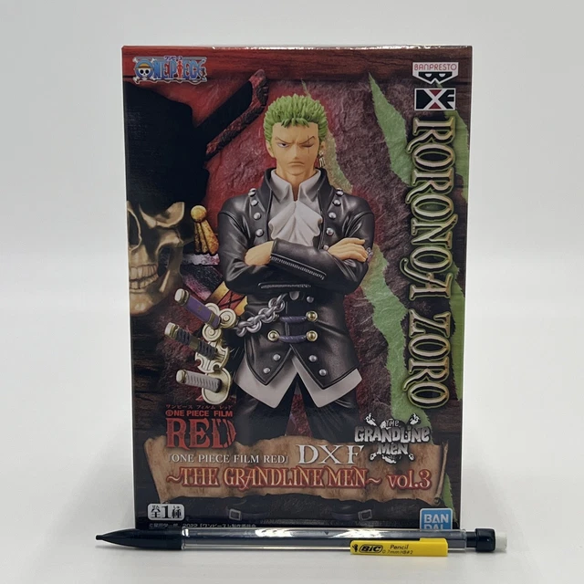 FIGURINE ONE PIECE Film Rouge RORONOA ZORO DXF The Grandline Hommes Vol ...