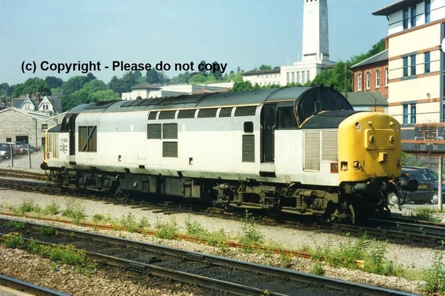 BRITISH RAILWAY DIESEL Locomotive Photo Class 37 37888 Newport - Last ...