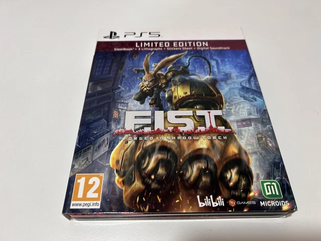 CAJA LIMITED STEELBOOK FIST Forged in Shadow Torch Ps5 NO JUEGO NO GAME ...