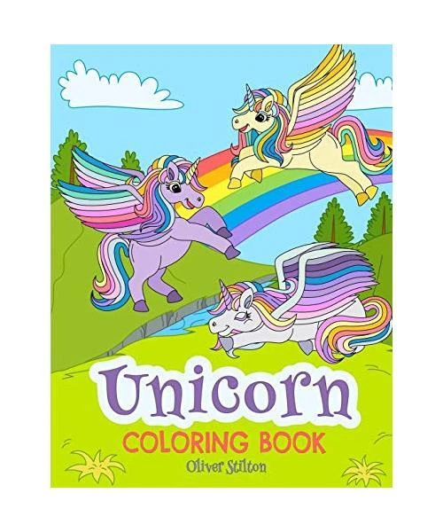UNICORN COLORING BOOK: Connect the Dots and Color! Fantastic Activity ...