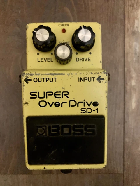 BOSS SUPER OVERDRIVE sd-1 taiwan black label EUR 138,00 - PicClick FR