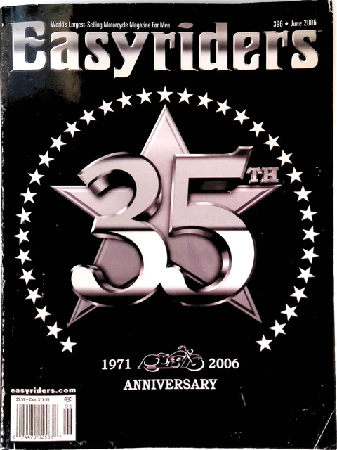 EASYRIDERS MAGAZINE JUN 2006 35th Anniversary Issue Motorcycles Hot Chicks £6.16 - PicClick UK