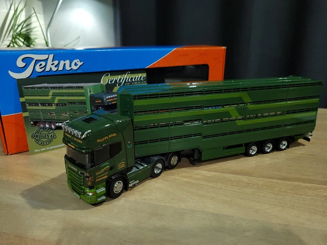 TEKNO SCANIA R580 Thomson of Sauchen, Scotland Livestock Transporter ...