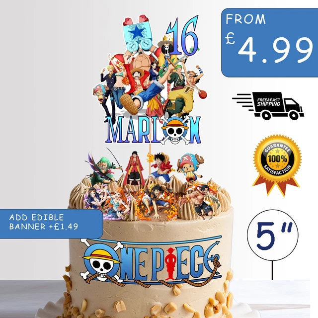 One Piece Edible Cake Topper FOR SALE! - PicClick UK