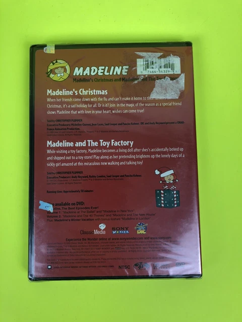 MADELINE'S CHRISTMAS/MADELINE AND the Toy Factory (DVD, 2002, Standard ...