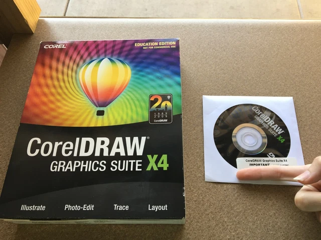 CORELDRAW GRAPHICS SUITE X4 Corel DVD Serial Number 2009 EUR 22,75 ...