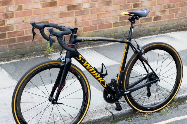 SPECIALIZED S WORKS Roubaix Boonen 56CM Large 6.8kg DI2 carbon fibre ...