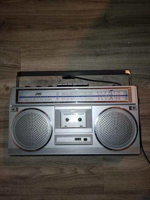 BOOMBOX GHETTOBLASTER JVC RC-555L vintage radio cassette rc 555 L EUR ...