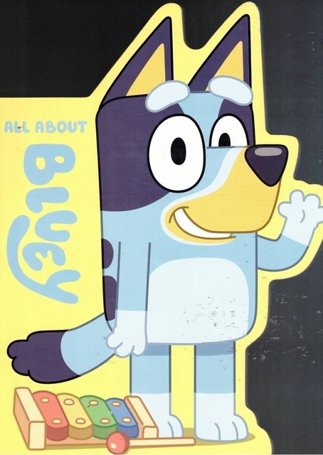 BLUEY - ALL About Bluey - Puffin (Board Book, 2020) As New Condition ...