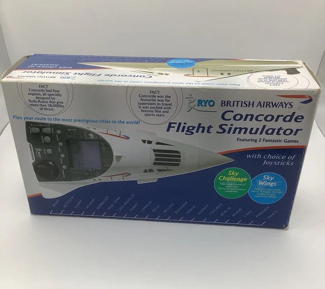 RARE RYO BRITISH Airways Concorde Flight Simulator Table Top Game ...