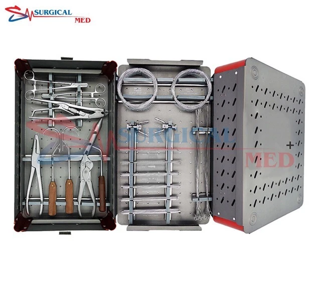 K-WIRE ORTHOPEDIC CERCLAGE Wire Implant Instruments Set Surgical Wire ...