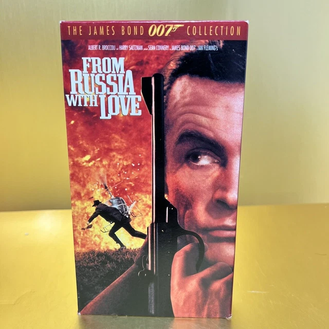 FROM RUSSIA WITH Love VHS 1984 CBS FOX James Bond 007 Sean Connery ...