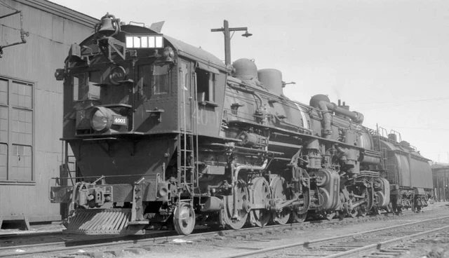 SP SOUTHERN PACIFIC Railroad Locomotive Engine No 4001 Old Train Photo ...