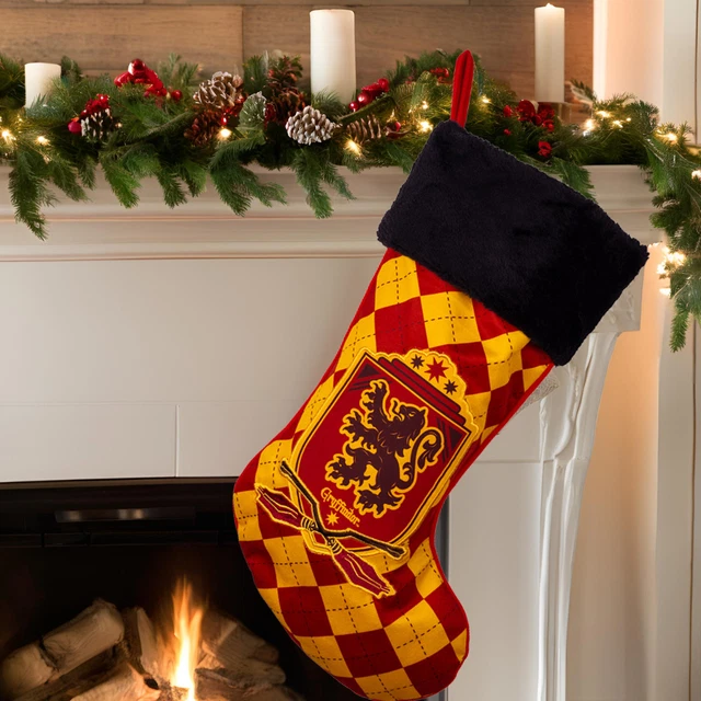 HARRY POTTER GRYFFINDOR Stocking for Christmas Kurt Adler, Hogwarts ...